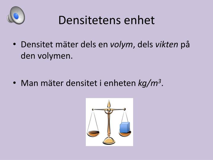 PPT - DENSITET PowerPoint Presentation - ID:3185281