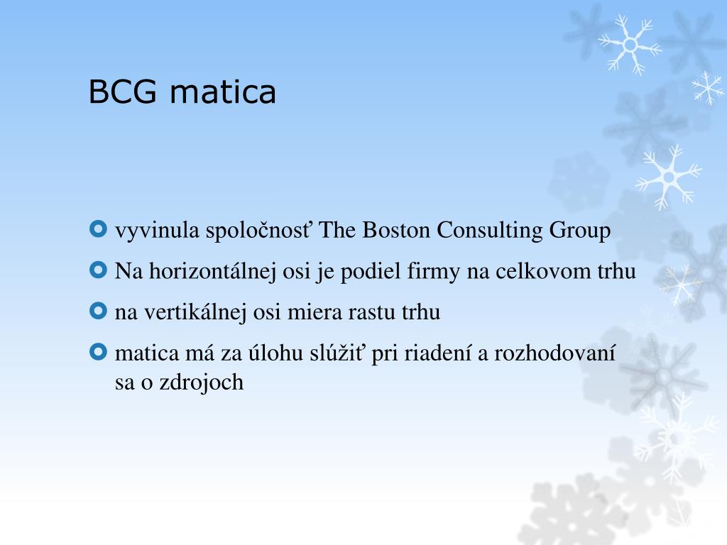 PPT - 9.Riadenie a hodnotenie podnikového portfólia metódami ...