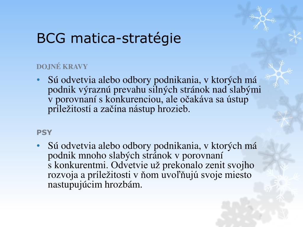 PPT - 9.Riadenie a hodnotenie podnikového portfólia metódami ...