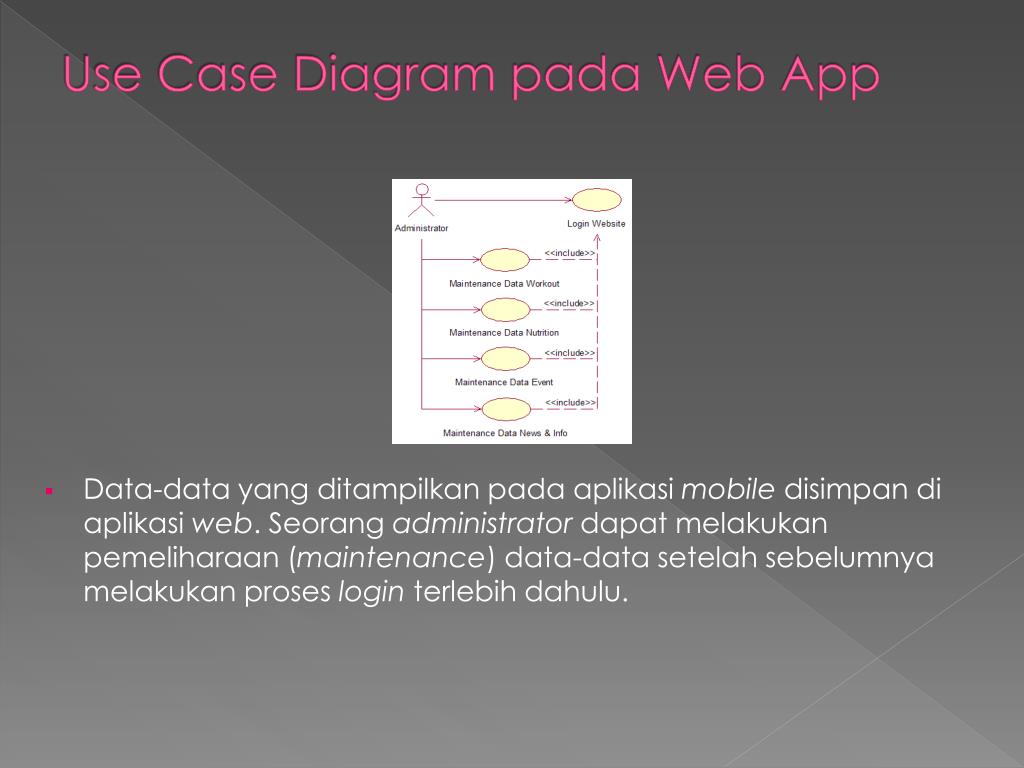 PPT - Rancang Bangun Aplikasi Panduan Fitness Berbasis Mobile (Studi ...
