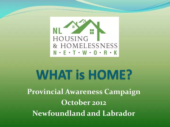 PPT - WHAT is HOME? PowerPoint Presentation, free download - ID:3186229
