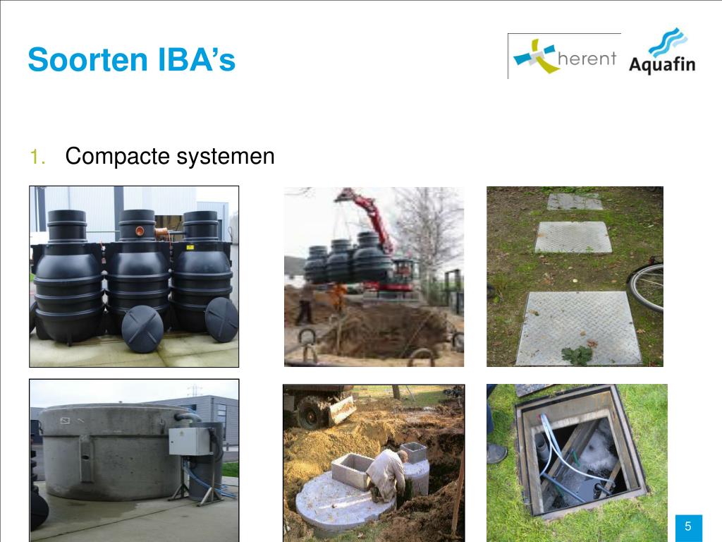 PPT - Individuele Behandeling van Afvalwater (IBA) gemeente Herent Luc ...