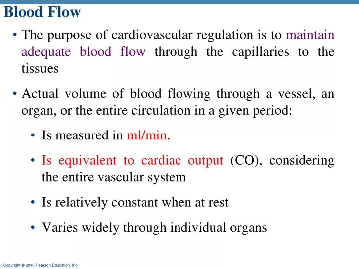 PPT - Blood Flow PowerPoint Presentation, free download - ID:3186399
