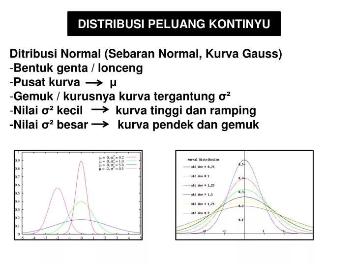PPT - DISTRIBUSI PELUANG KONTINYU PowerPoint Presentation, free ...