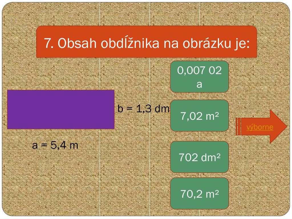 PPT - Obsah a obvod štvorca a obdĺžnika PowerPoint Presentation, free ...