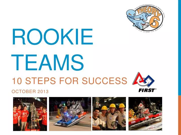 PPT - Rookie teams PowerPoint Presentation, free download - ID:3189632