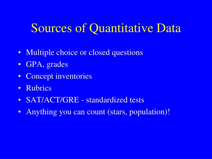PPT - Quantitative and Qualitative Data Analysis: What’s the Difference ...