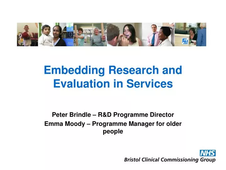 PPT - Embedding Research and Evaluation in Services PowerPoint ...