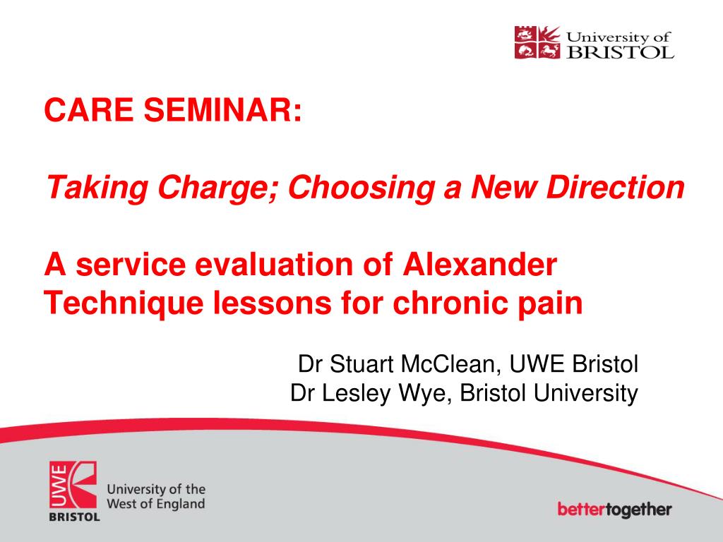 PPT - Dr Stuart McClean, UWE Bristol Dr Lesley Wye, Bristol University ...