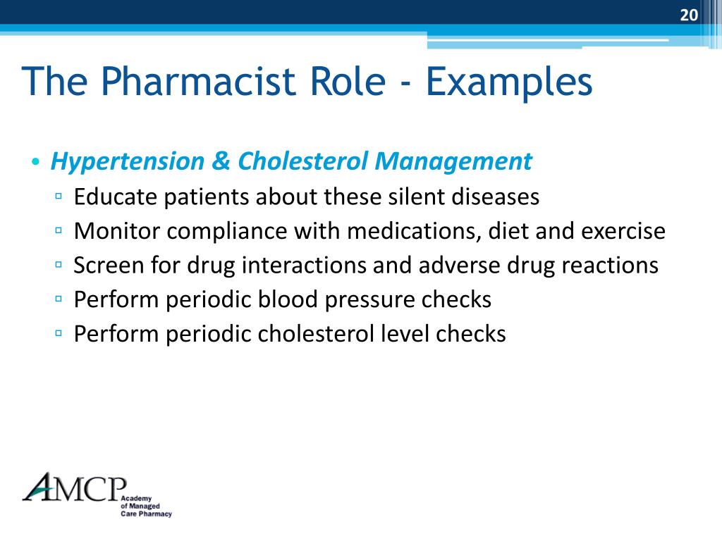 PPT - Disease State Management The Pharmacist’s Role PowerPoint ...