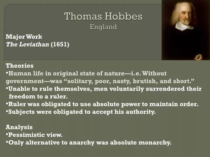 PPT - Thomas Hobbes England PowerPoint Presentation, free download - ID ...