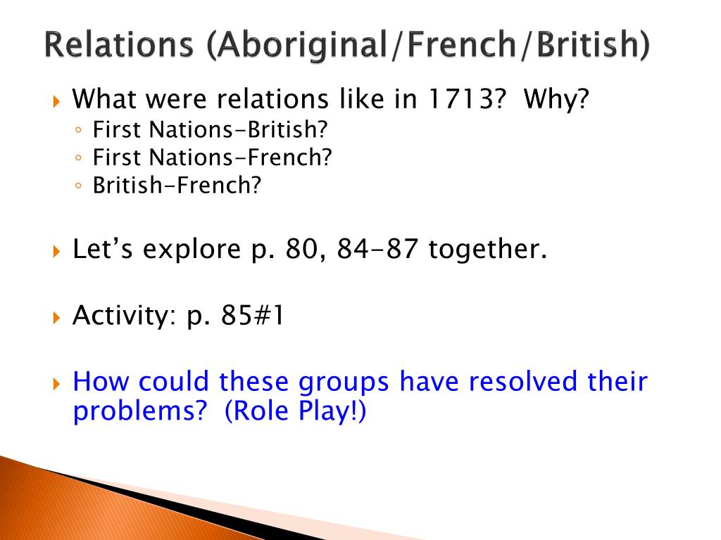 PPT - Relations and Power in North America 1713-1763 PowerPoint ...