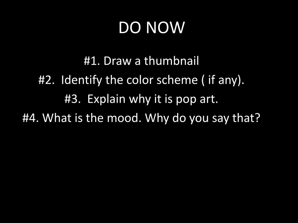 PPT - DO NOW PowerPoint Presentation, free download - ID:3191745