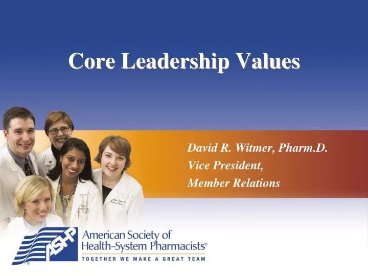 PPT - Core Leadership Values PowerPoint Presentation, free download ...