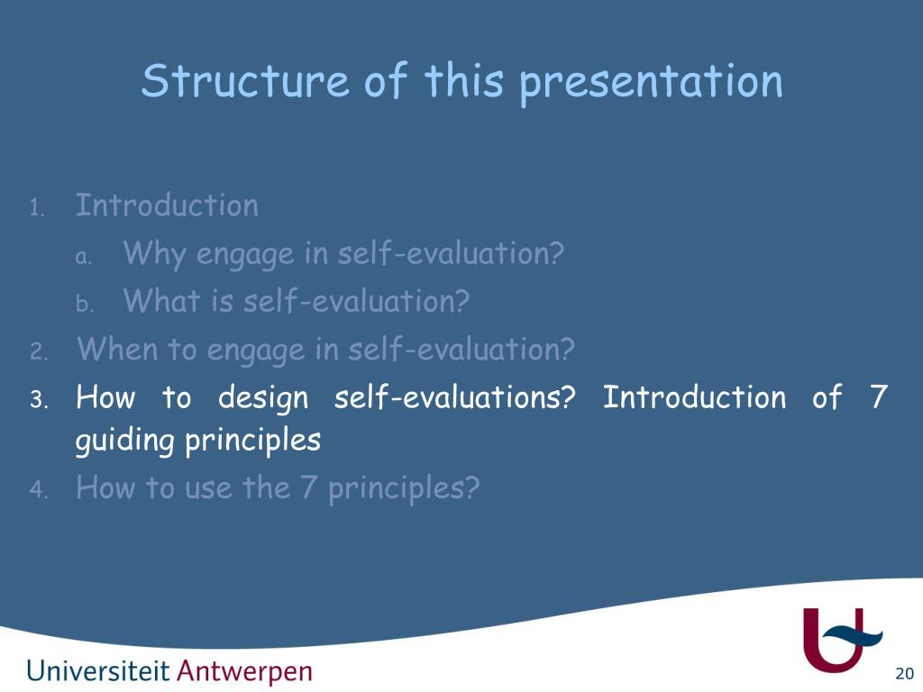 PPT - DESIGNING AND EVALUATING THE PROCESS OF SCHOOL SELF-EVALUATIONS ...