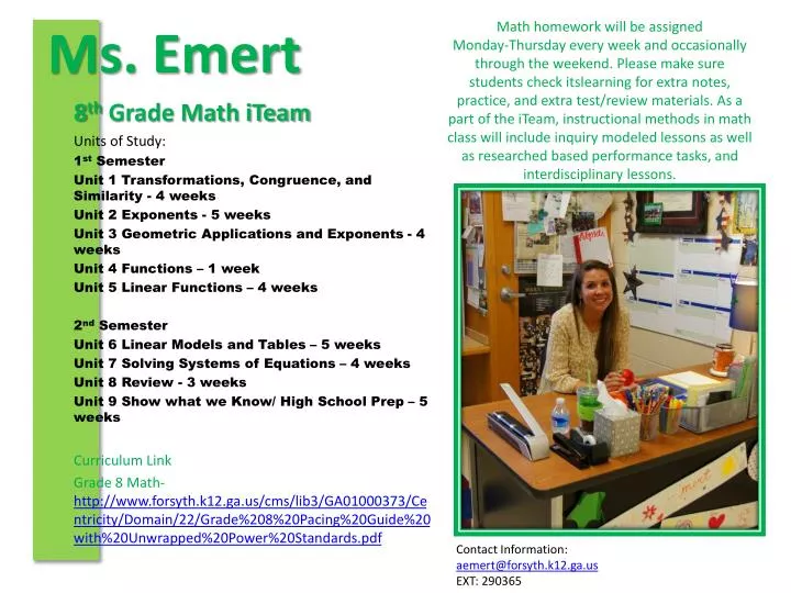 PPT - Ms. Emert PowerPoint Presentation, free download - ID:3194001