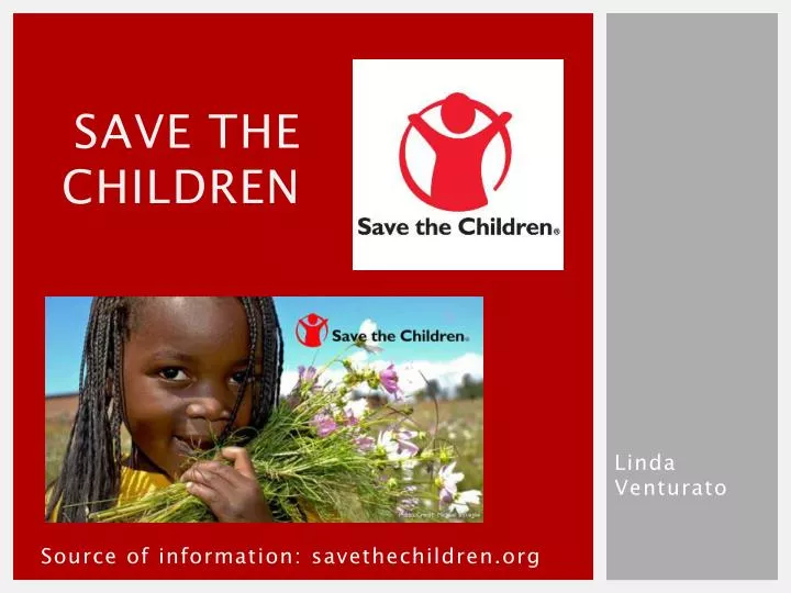 PPT - Save the children PowerPoint Presentation, free download - ID:3194341