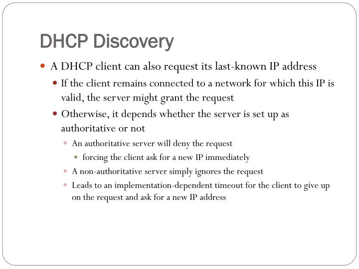 PPT - DHCP PowerPoint Presentation - ID:3194568