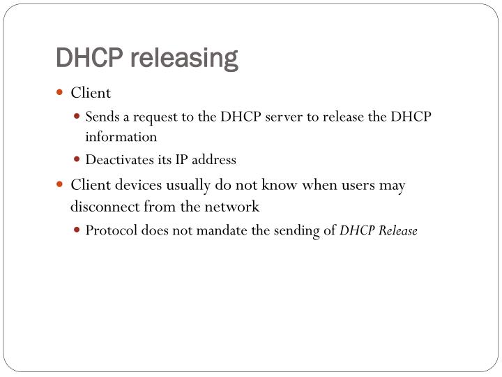 PPT - DHCP PowerPoint Presentation - ID:3194568