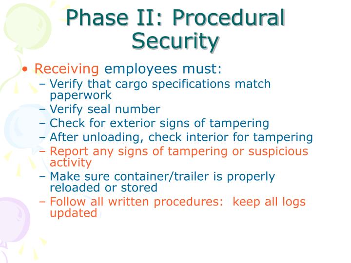 PPT - C-TPAT SECURITY AWARENESS TRAINING PowerPoint Presentation - ID ...