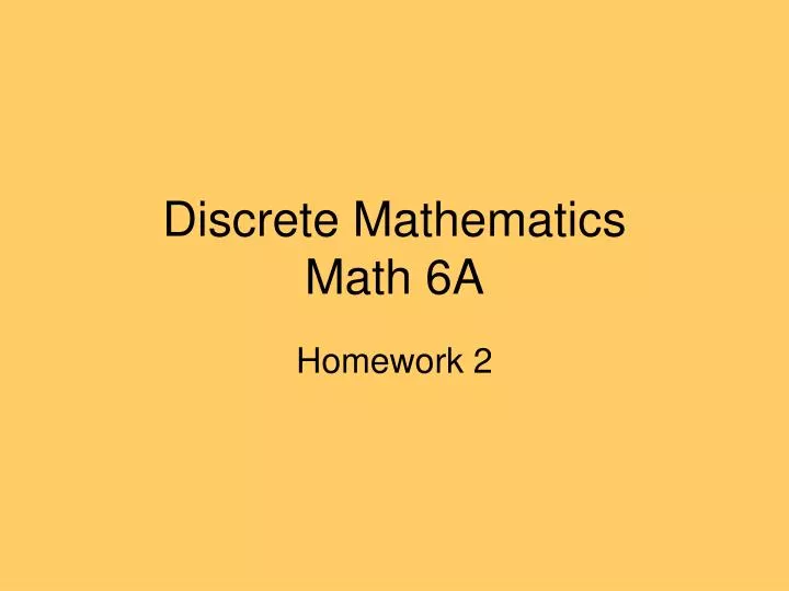 PPT - Discrete Mathematics Math 6A PowerPoint Presentation, free ...