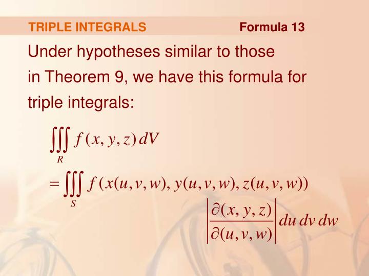 PPT - MULTIPLE INTEGRALS PowerPoint Presentation - ID:3195443