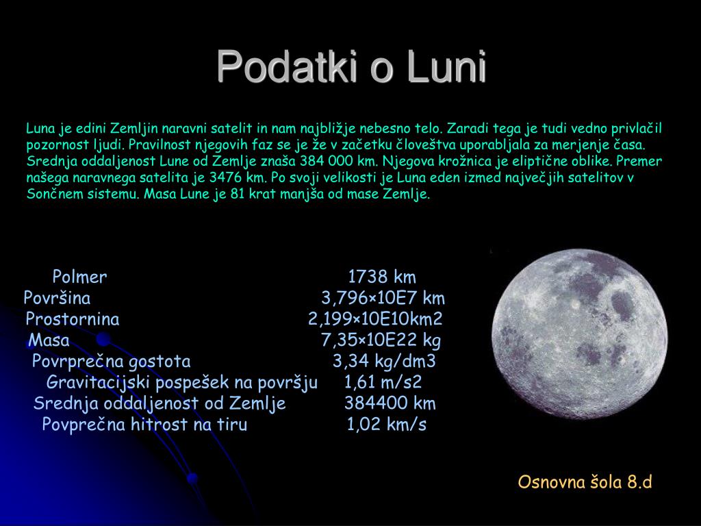 PPT - Kje je luna ko je ne vidimo ? PowerPoint Presentation, free ...