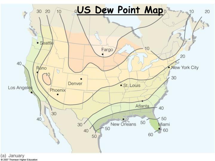 PPT - Atmospheric Moisture: Relative Humidity and Dew Point PowerPoint ...
