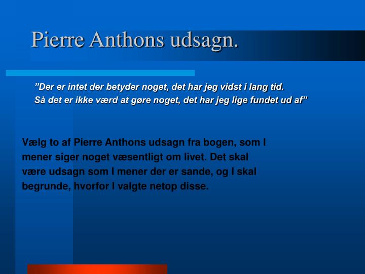 PPT - ”Intet” af Janne Teller PowerPoint Presentation - ID:3196456