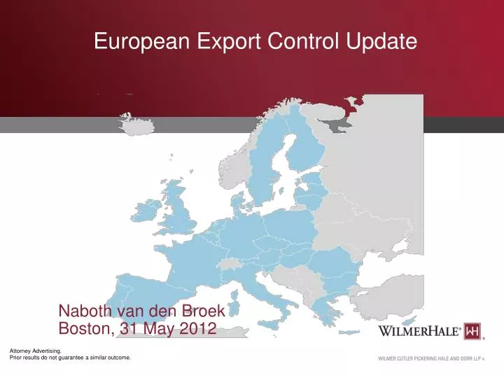 PPT - European Export Control Update PowerPoint Presentation, free ...