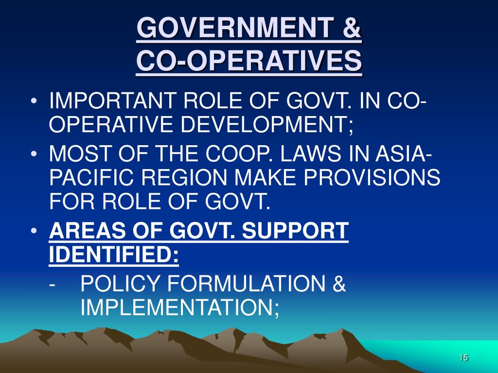 PPT - CO-OPERATIVE LEGISLATION AND POLICY - A Study By B.D. Sharma ICA ...
