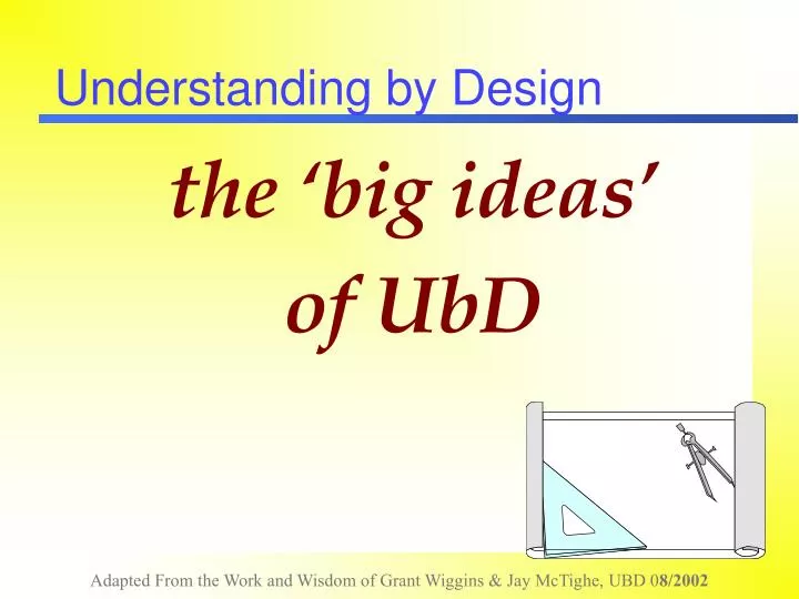 PPT - Understanding by Design PowerPoint Presentation, free download ...
