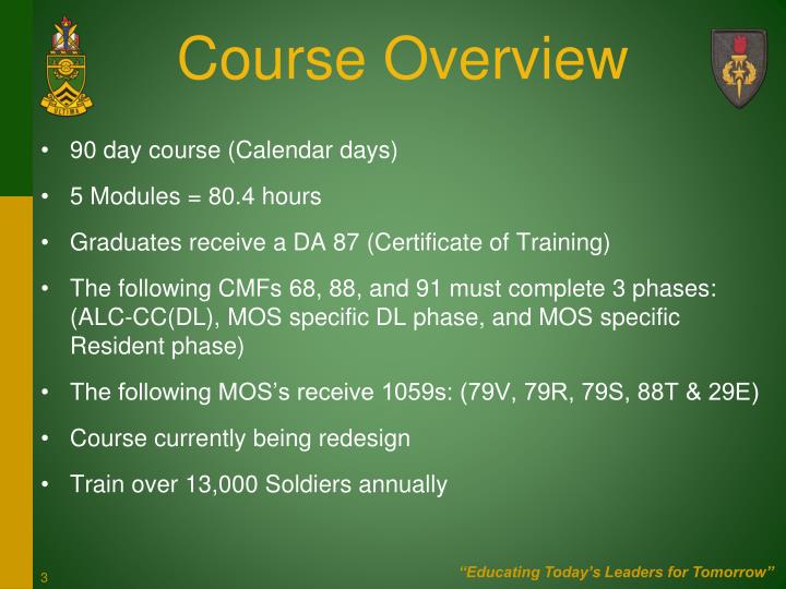 PPT - United States Army Sergeants Major Academy PowerPoint ...