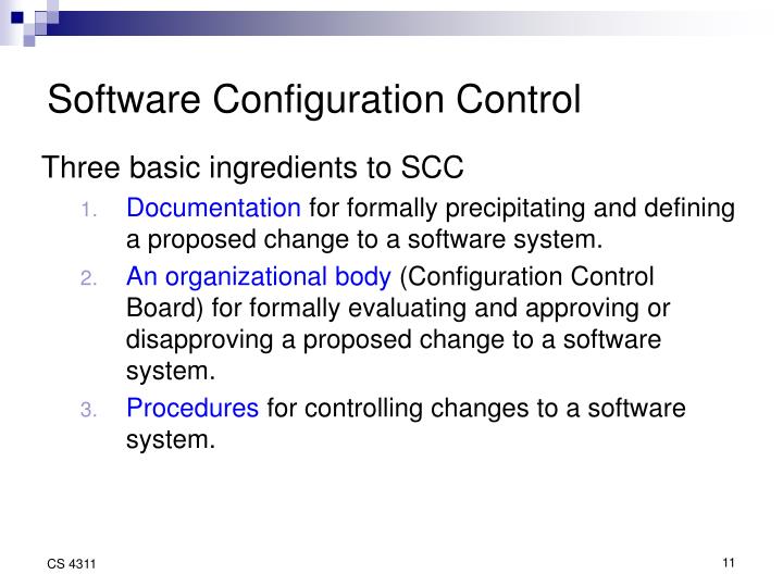 PPT - Software Configuration Management (SCM) PowerPoint Presentation ...