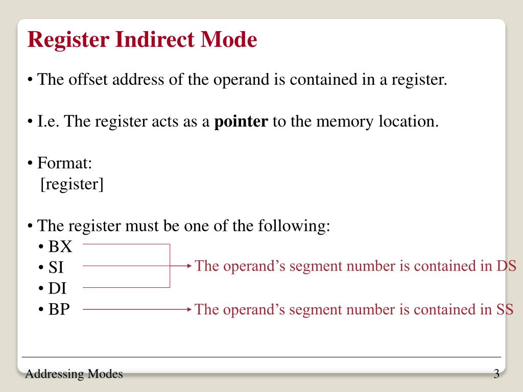 PPT - Assembly Language Lecture 9 (Array and Addressing Modes ... PPT - Assembly Language Lecture 9 (Array and Addressing Modes ...