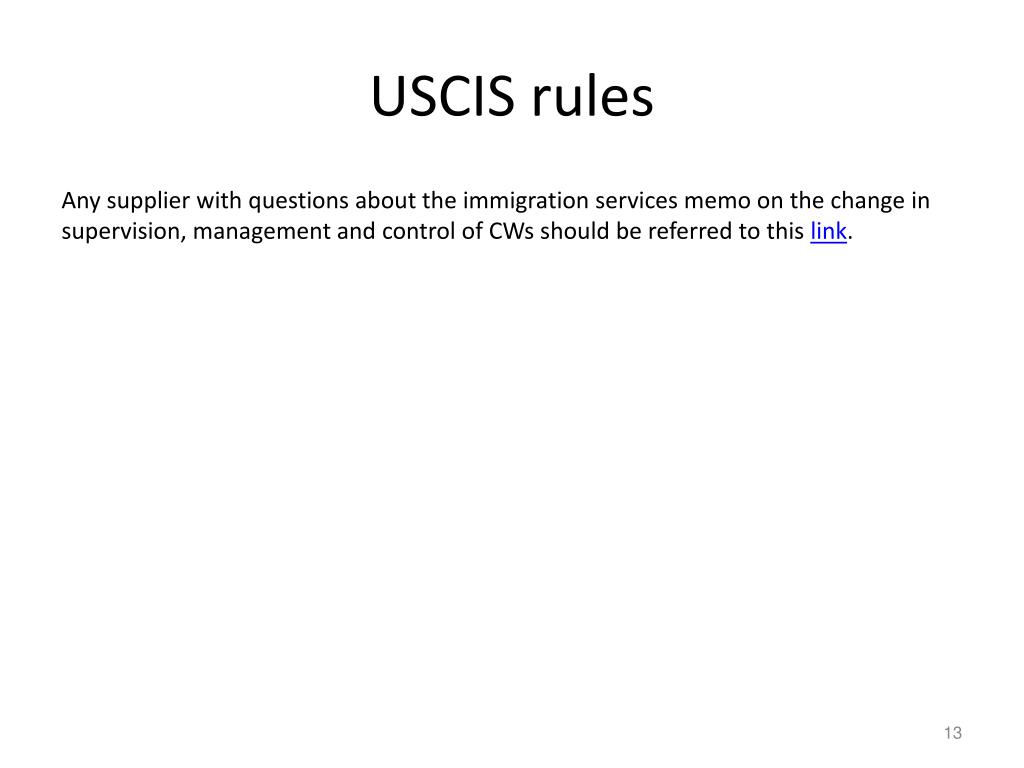 PPT - Intel Contingent Worker Immigration Guidelines: Compliance ...