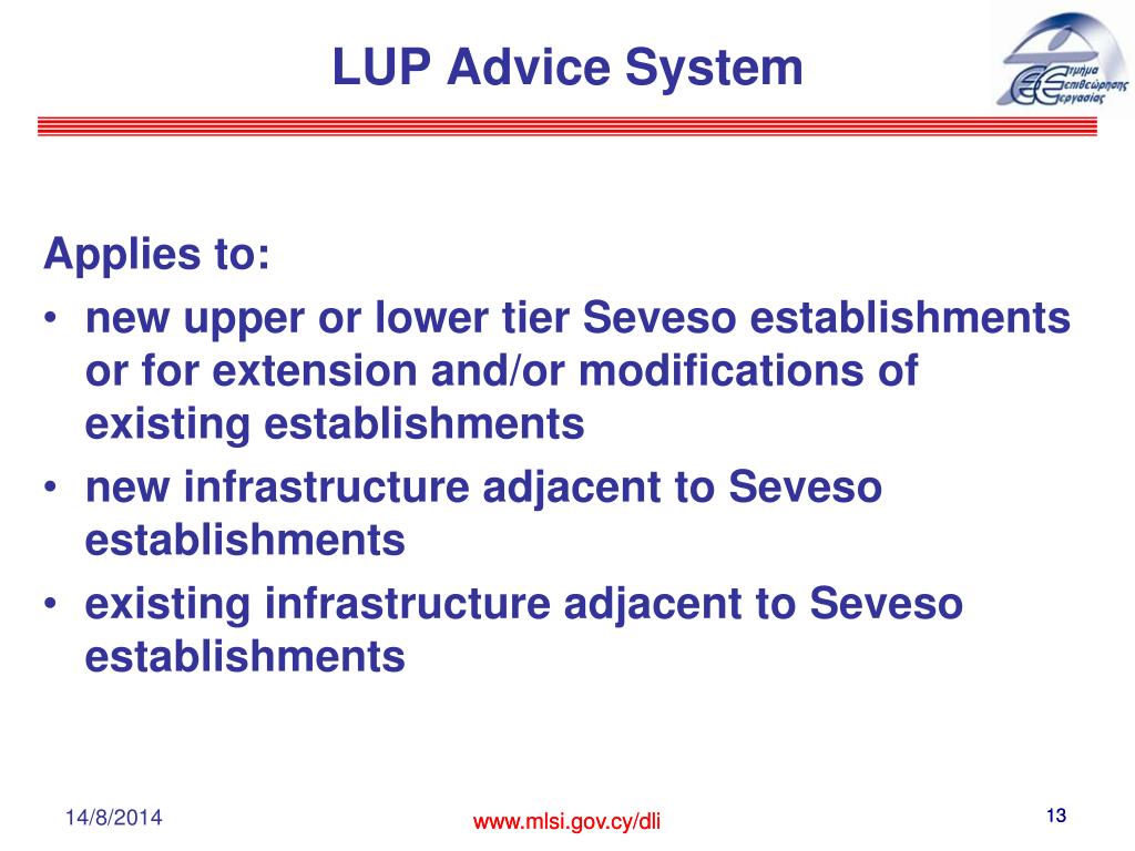 PPT - Land Use Planning around Seveso establishments and siting of new ...