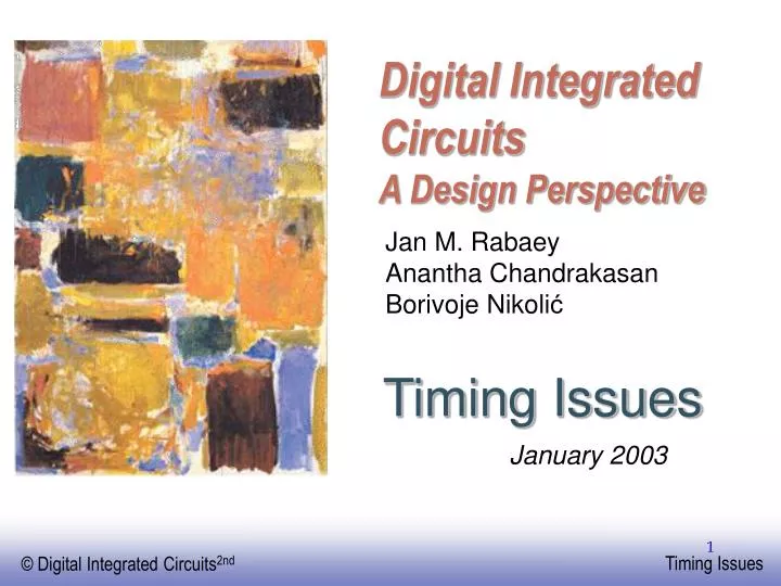PPT - Digital Integrated Circuits A Design Perspective PowerPoint ...