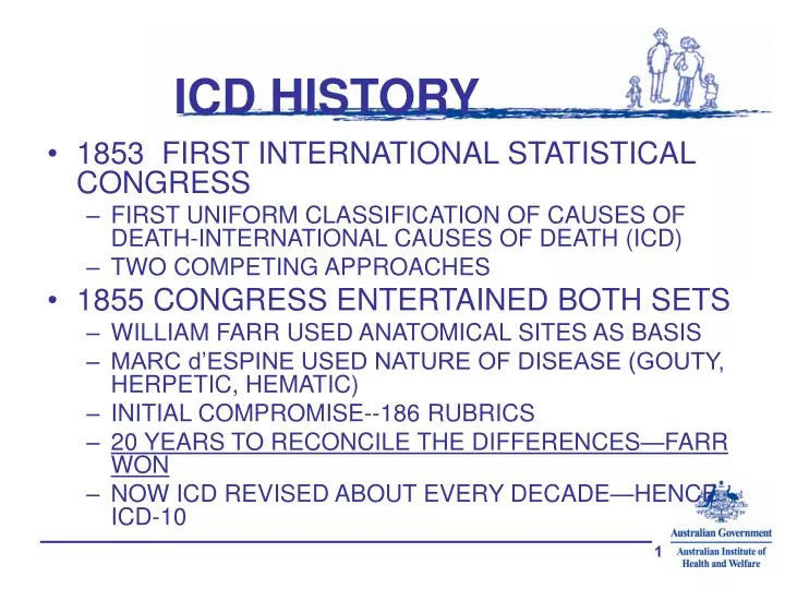 PPT - ICD HISTORY PowerPoint Presentation, free download - ID:3199508