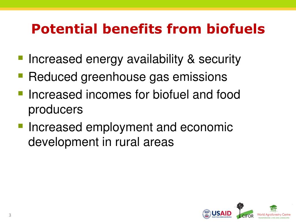 PPT - 6.3. Biofuels policy issues related to economic development and ...