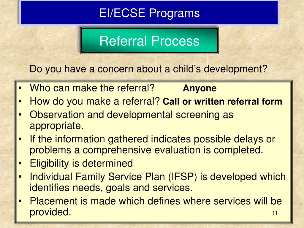 PPT - Early Intervention and Early Childhood Special Education ...