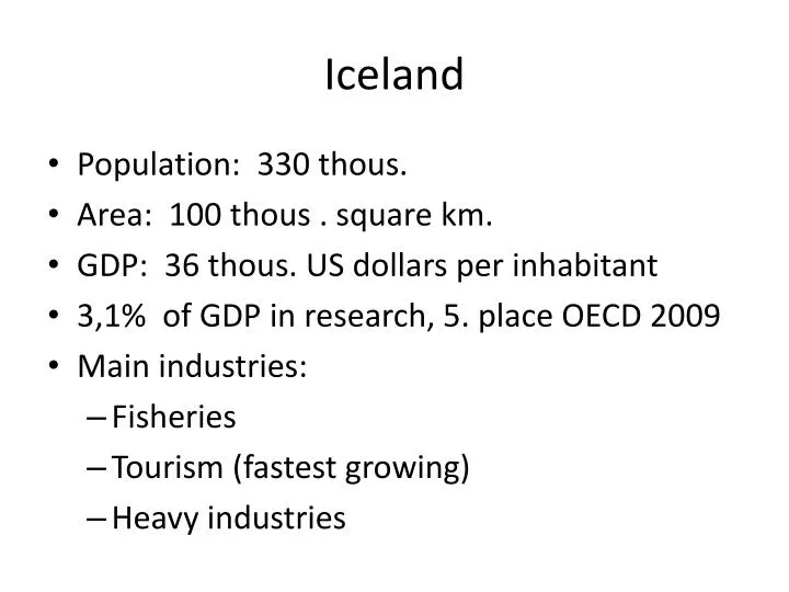 PPT - Iceland PowerPoint Presentation, free download - ID:3200682
