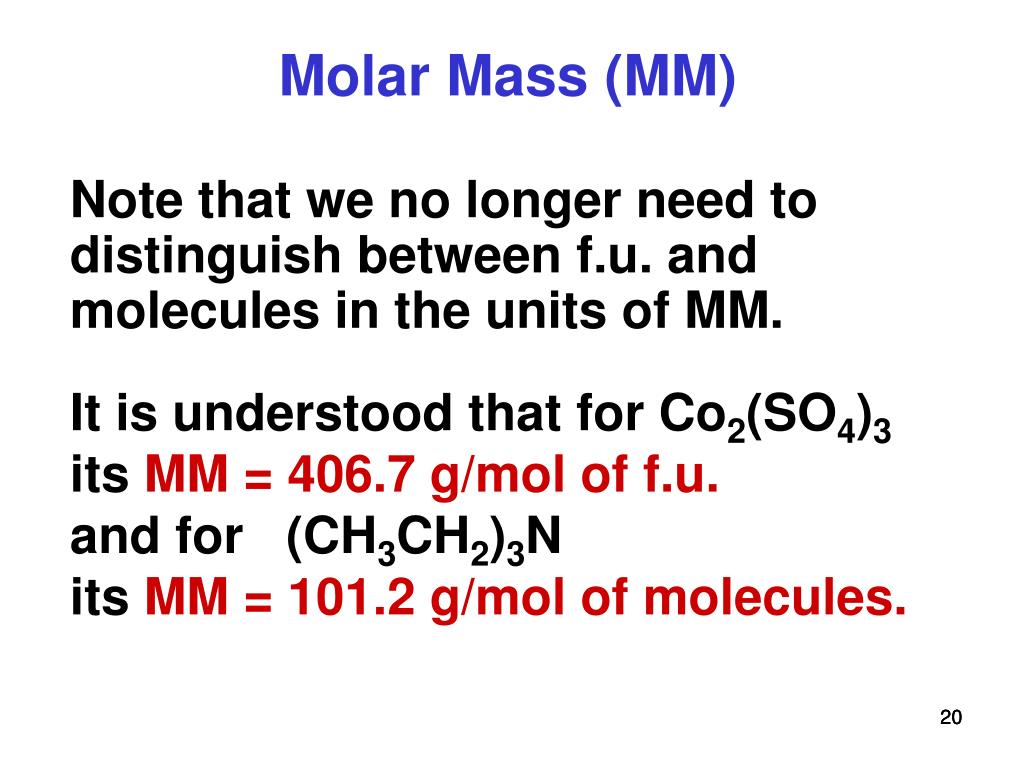 PPT - Atomic Weight, Molecular Weight, Formula Weight and Molar Mass ...