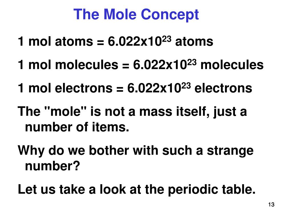 PPT - Atomic Weight, Molecular Weight, Formula Weight and Molar Mass ...