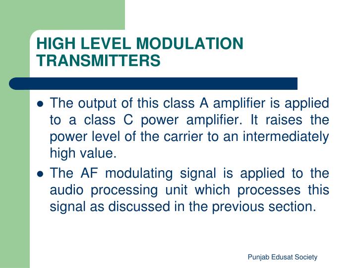 PPT - LECTURE ON AM/FM TRANSMITTER PowerPoint Presentation - ID:3201205