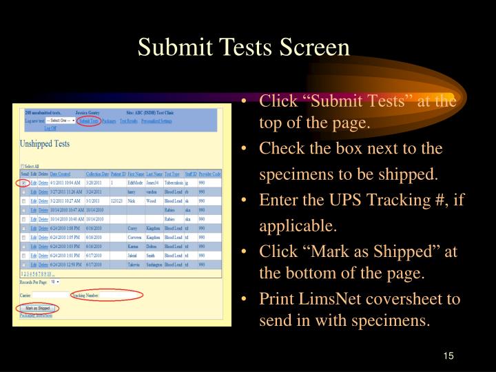 PPT - CT/GC Testing Specimen Collection Submission and Ordering ...