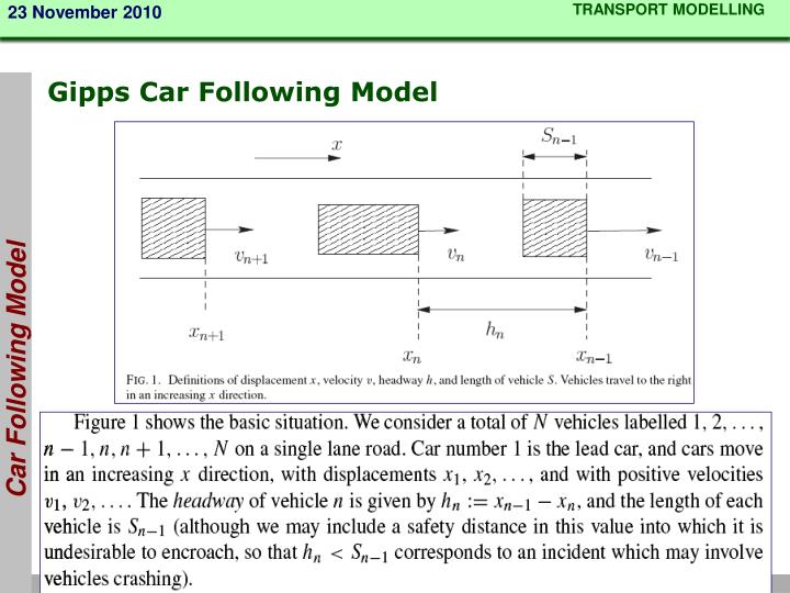 PPT - Transport Modelling PowerPoint Presentation - ID:3201511