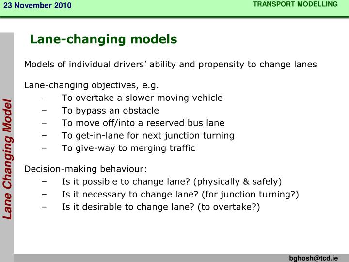PPT - Transport Modelling PowerPoint Presentation - ID:3201511