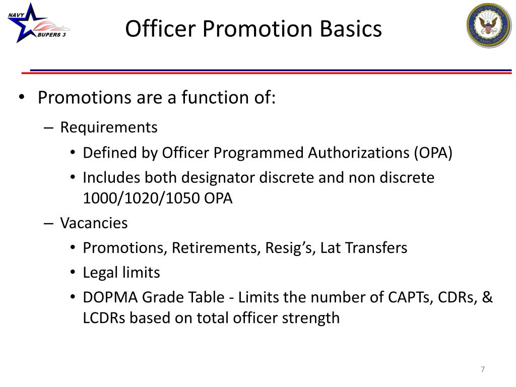PPT - Accession and Promotion Planning Overview CAPT Julie McNally ...