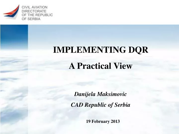 PPT - IMPLEMENTING DQR A Practical View PowerPoint Presentation, free ...